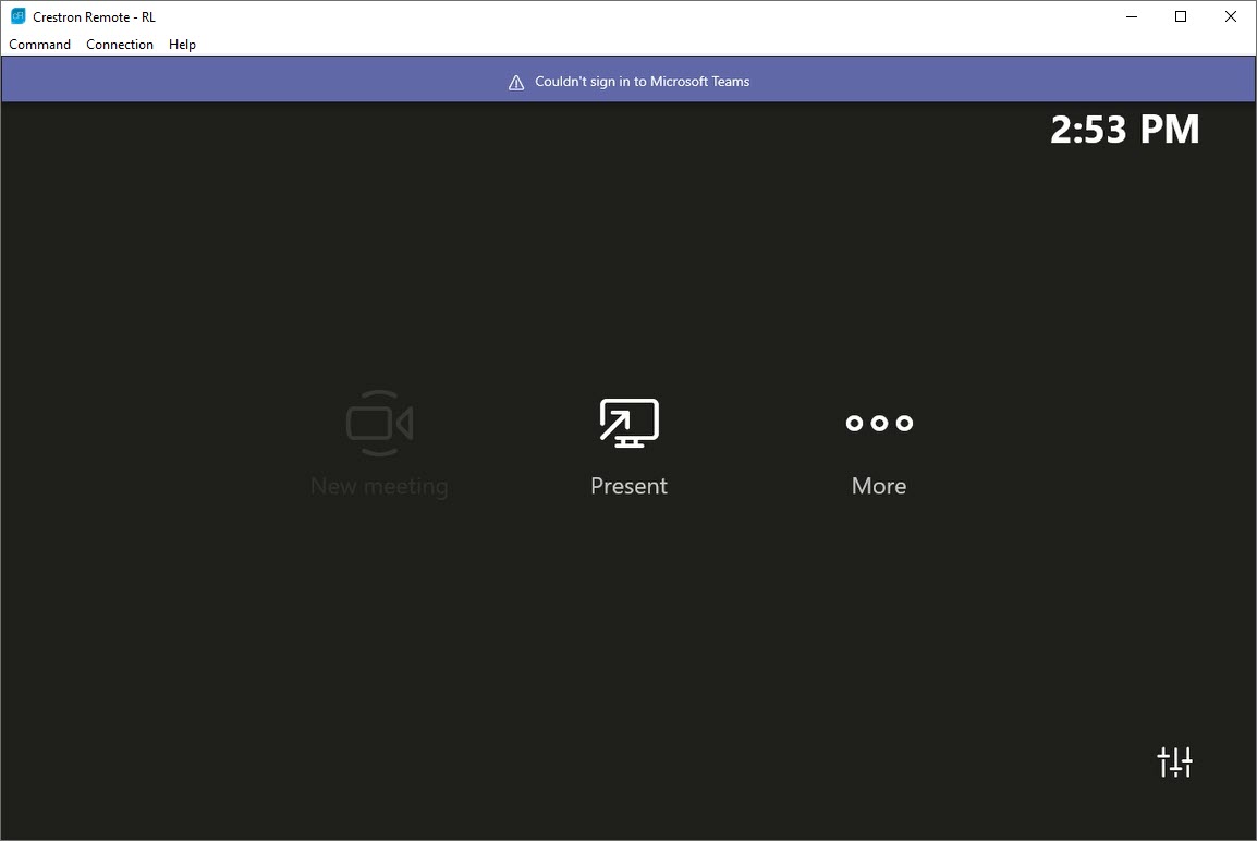 Crestron Flex: Crestron Remote Client